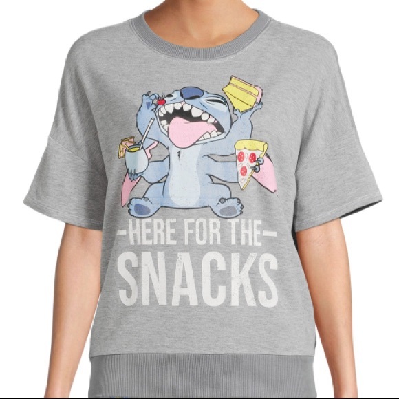 Disney | Tops | Disney Womens Short Sleeve Stitch Top | Poshmark